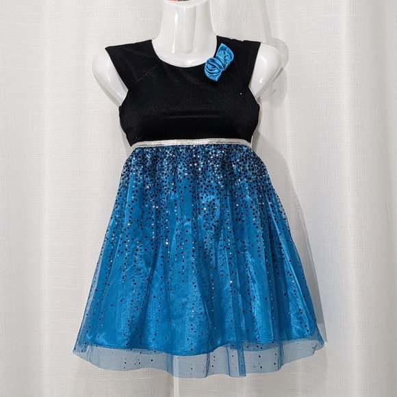 Jona Michelle | Dresses | Jonah Michelle Dress Girls 5 Black Velvet ...